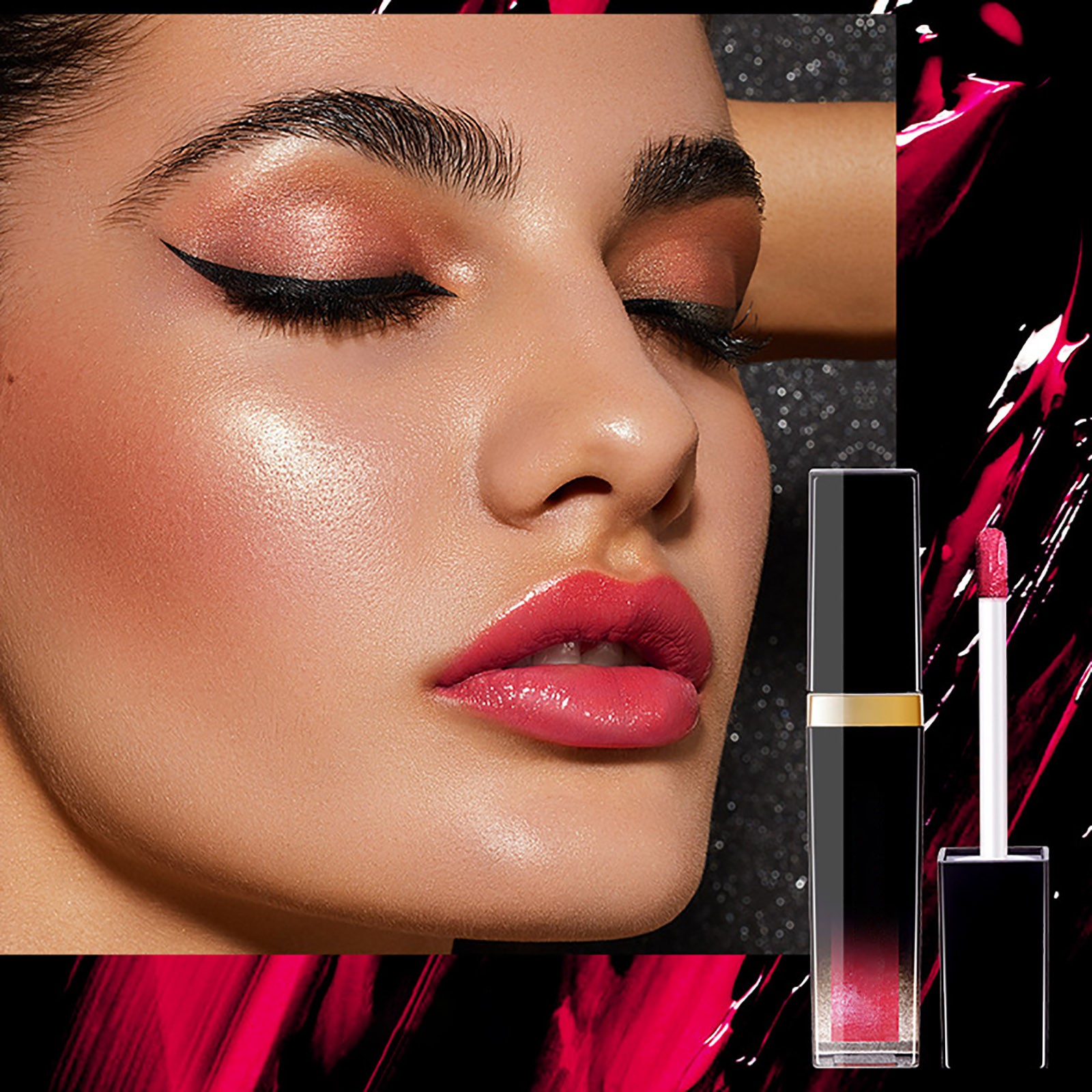Pink Lip Gloss Soft Hydrating Gloss Lip Gloss Long Lasting Liquid Lipstick Hydrating Non Tacky